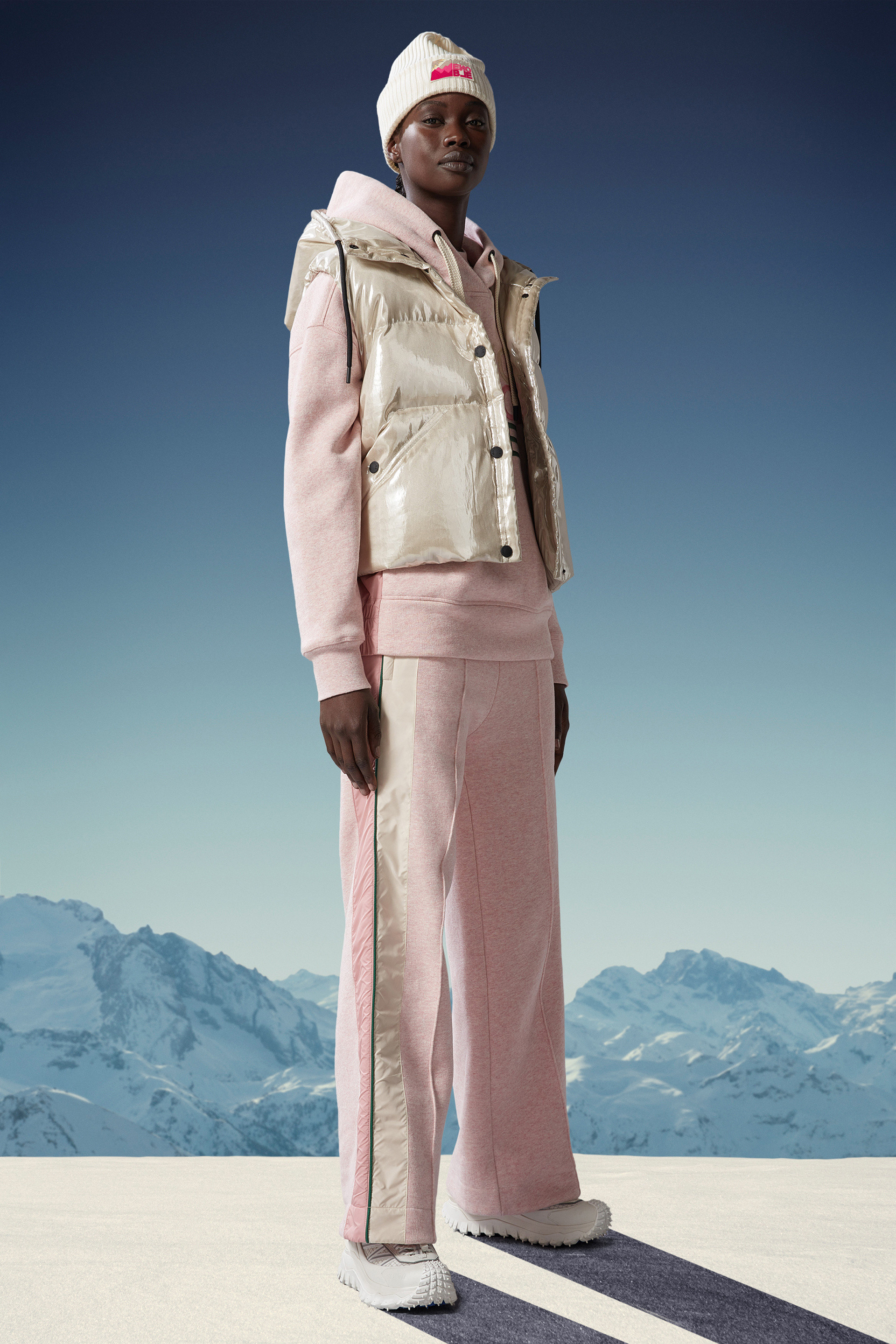 MONCLER Moncler Grenoble Drawstring Wide Leg Trousers